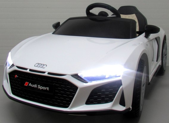 AUDI R8 Sport BIAŁY Auto na akumulator EVA Skóra pilot > Sklep ...